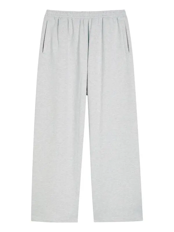 Acne Studios Logo-embroidered Cotton-blend Sweatpants - Grey