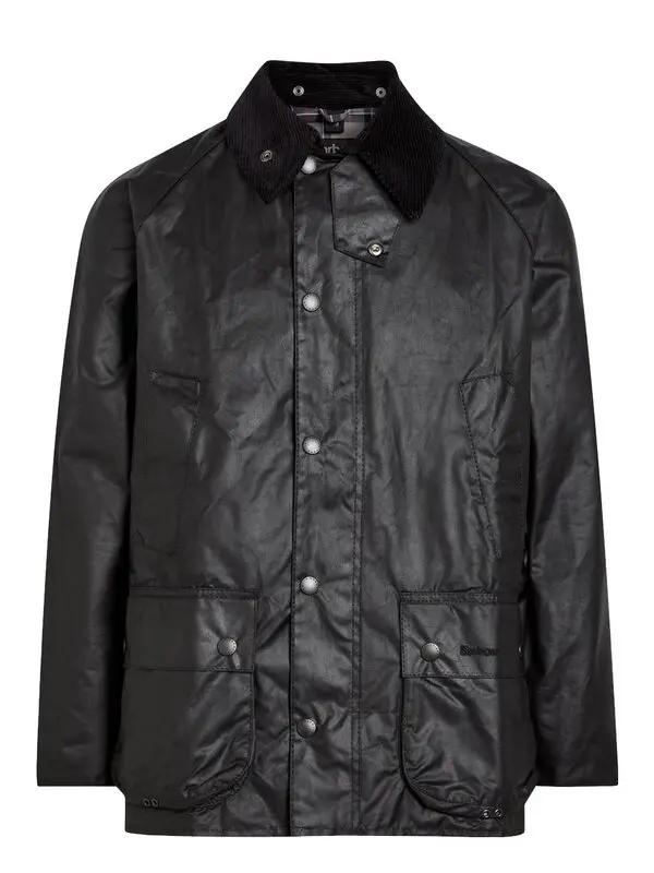 Barbour Bedale Waxed Cotton Jacket - Black