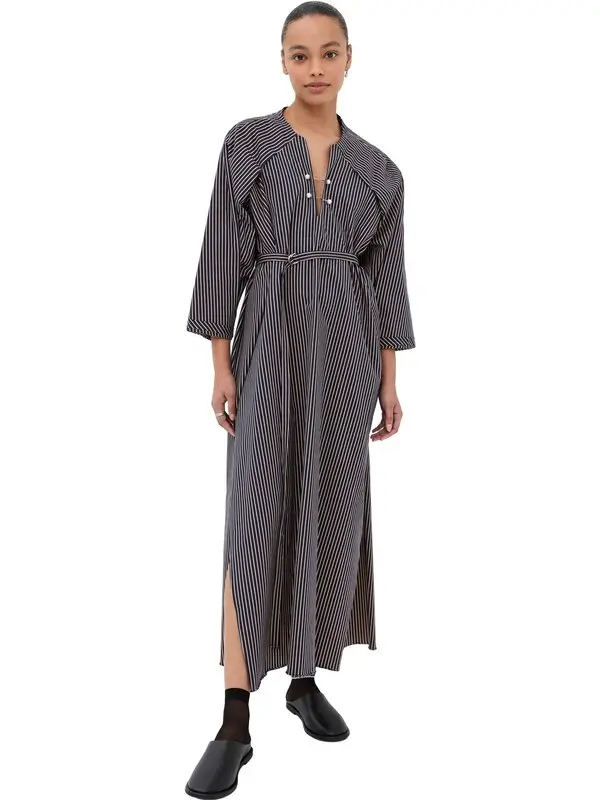 NACKIYE Offshore Maxi Dress - Aegean Stripe
