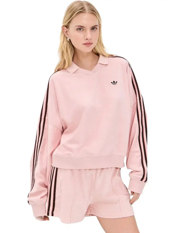 Adidas Polo Shirt - Sandy Pink