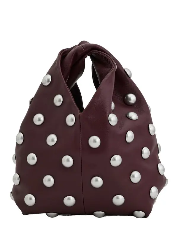 A.L.C. Simone Studded Bag - Deep Plum