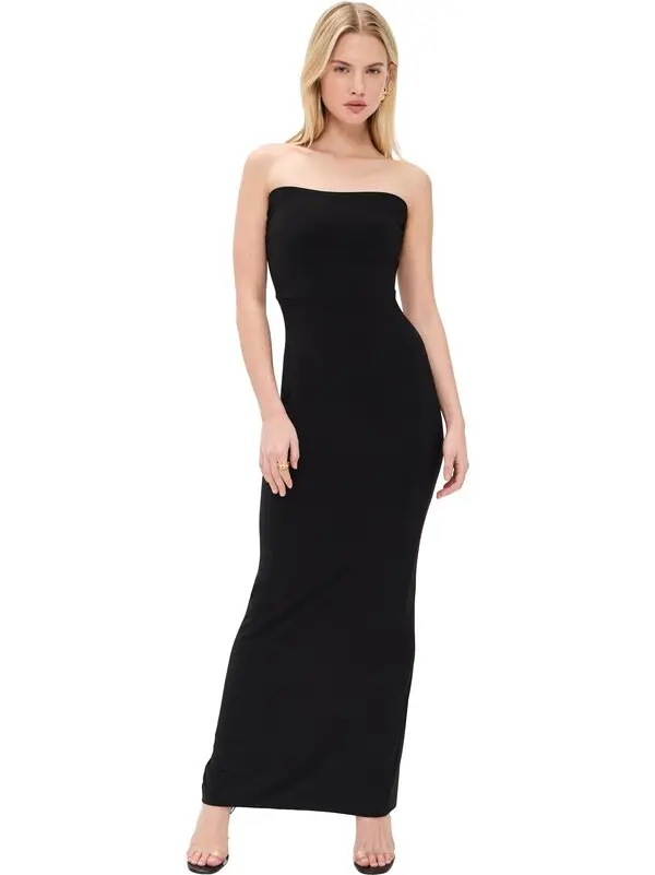 Norma Kamali Strapless Maxi Dress - Black