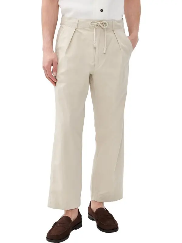 Polo Ralph Lauren Featherweight Twill Pleated Pants - Stoneware Grey