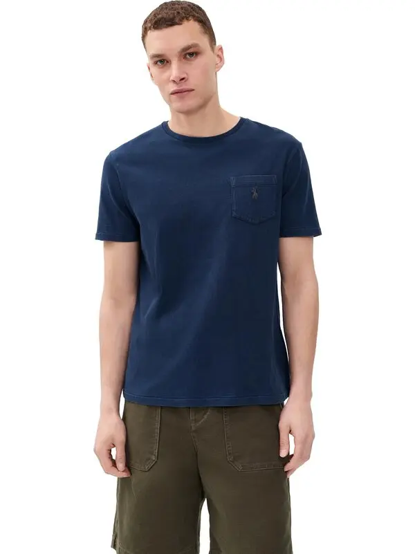 Polo Ralph Lauren Cotton Linen T-shirt - Newport Navy