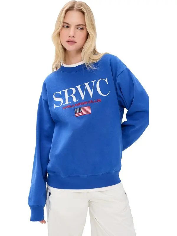 SPORTY & RICH Nautical Pullover - Team Blue