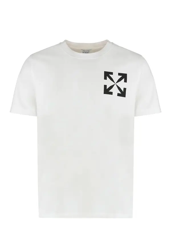 Off White Logo T Shirt - White