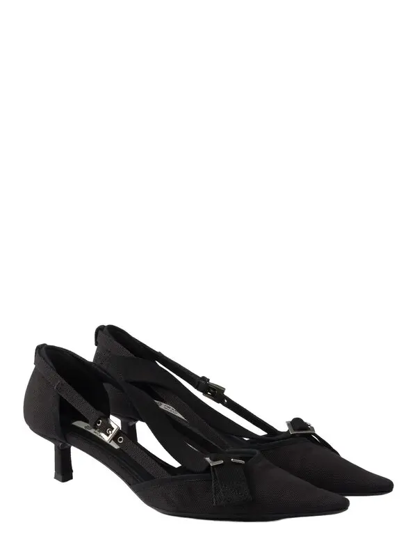 Prada Canvas Pumps - Black