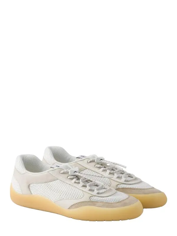 Prada Speedrock Mesh Fabric Sneakers - Neutral