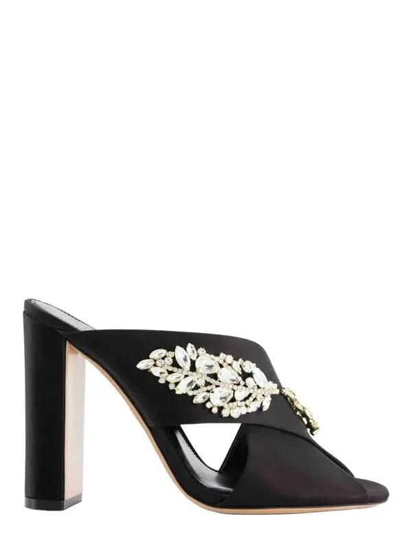 Giambattista Valli 120mm Crystal-embellished Sandals - Black