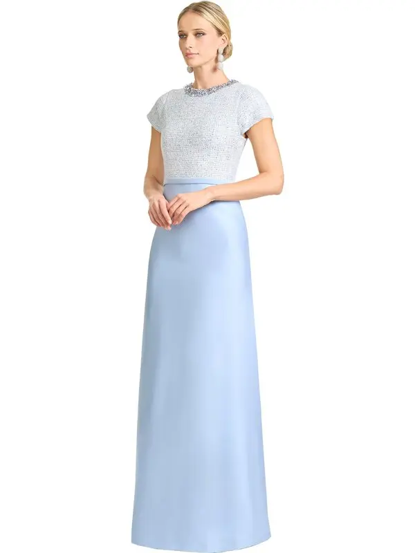 Sachin & Babi Embellished Aspen Gown - Glacial Blue