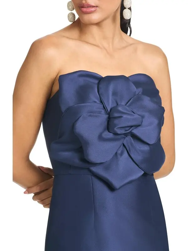 Sachin & Babi Sara Strapless Column Gown - Night Sky