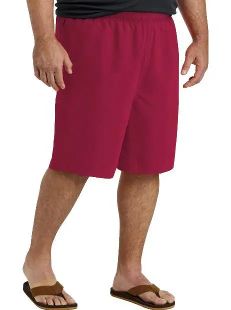 B+T ESSENTIALS Quick-dry Swim Trunks - Red