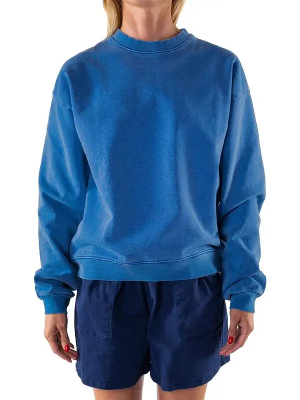 ARIKO Gender Inclusive Crew Neck Sweatshirt - Blue Wave