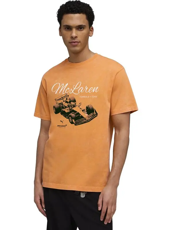 PUMA Mclaren Racing Car Graphic T-shirt - Orange