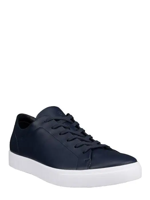 Ecco Soft 10 Leather Sneaker - Marine