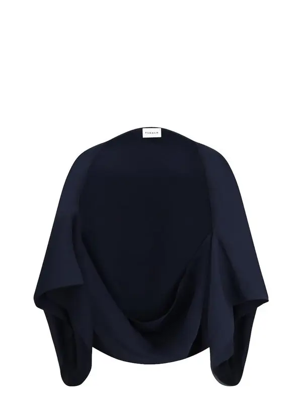 P.a.r.o.s.h Draped Knit Sweatshirt - Blue