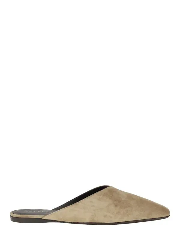HERBERT LEVINE Homebody Sabot Sandals - Beige