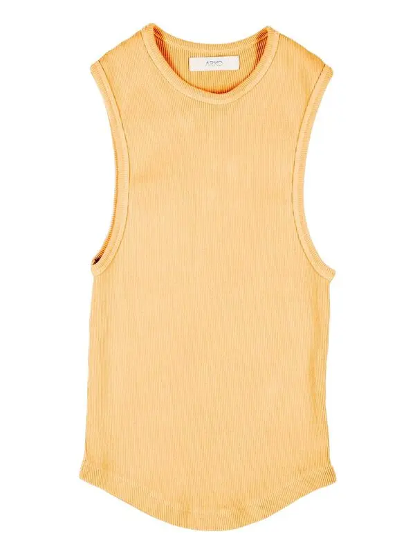 ARIKO Scallop Tank - Sunrise-yellow