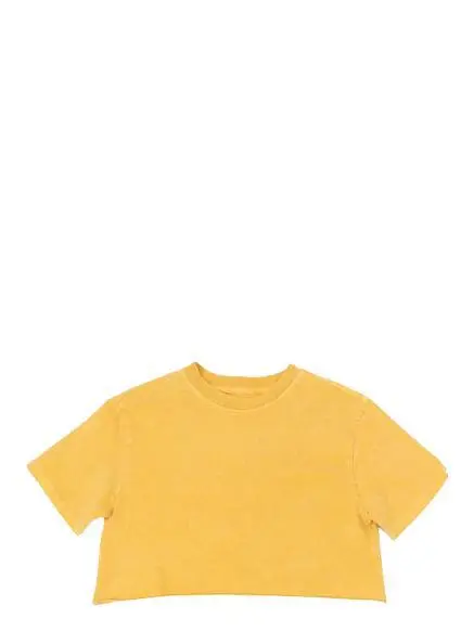 ARIKO Beach Crop Tee - Sunrise Yellow