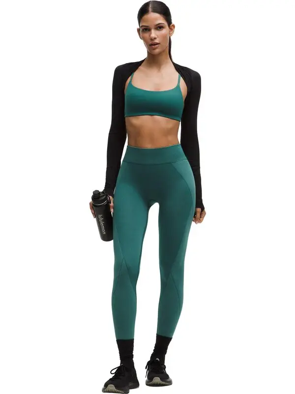 Lululemon High-rise Training Tight 25 - Deep Marina/royal Emerald