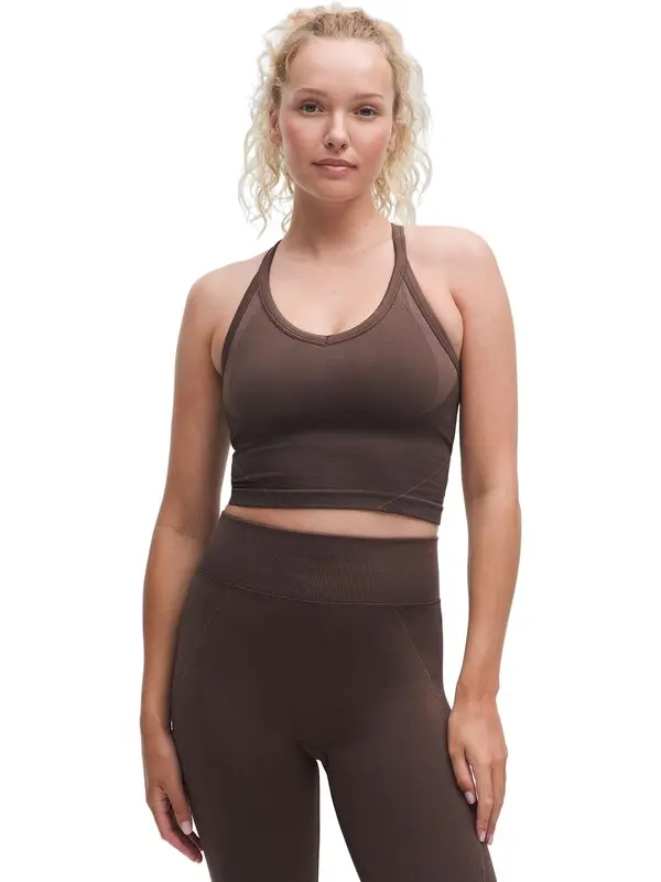 Lululemon Get Low Cross-back Training Tank Top - Sequoia/twig