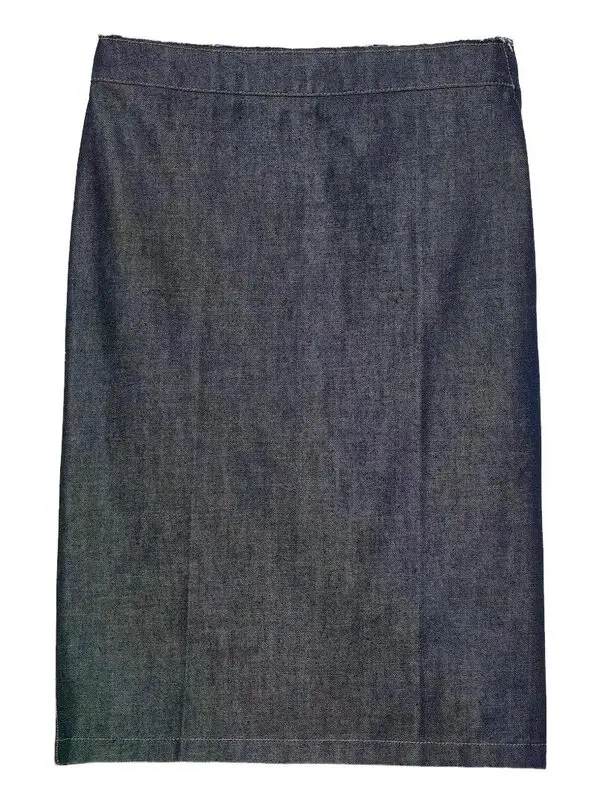 Prada Denim Pencil Mini Skirt - Blue