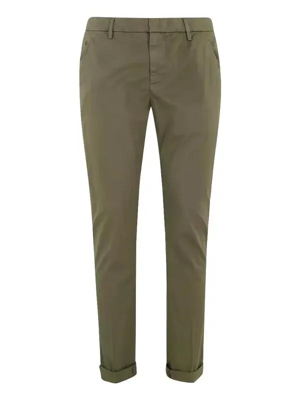 DONDUP Cuffed Trousers - Green