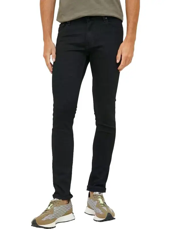 Guess Miami Logo-patch Jeans - Black