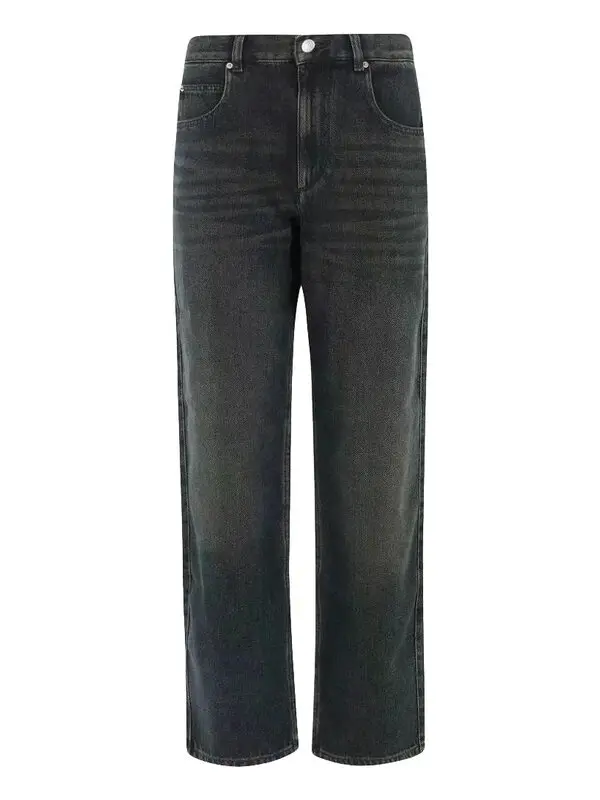Isabel Marant Straight-leg Denim Trousers - Blue