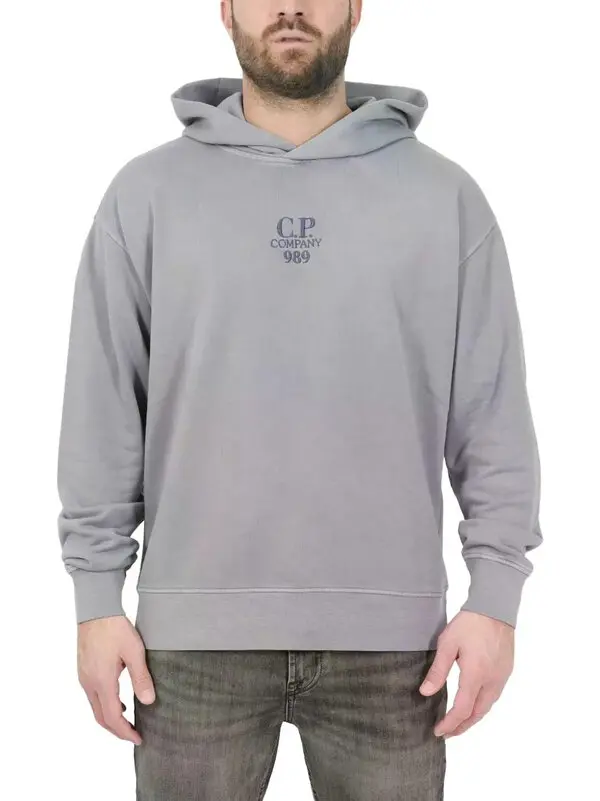 C.P. COMPANY Logo-detail Hoodie - Purple
