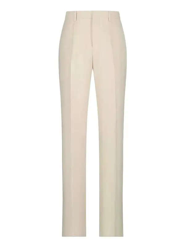 LARDINI Straight Leg Trousers - Neutrals