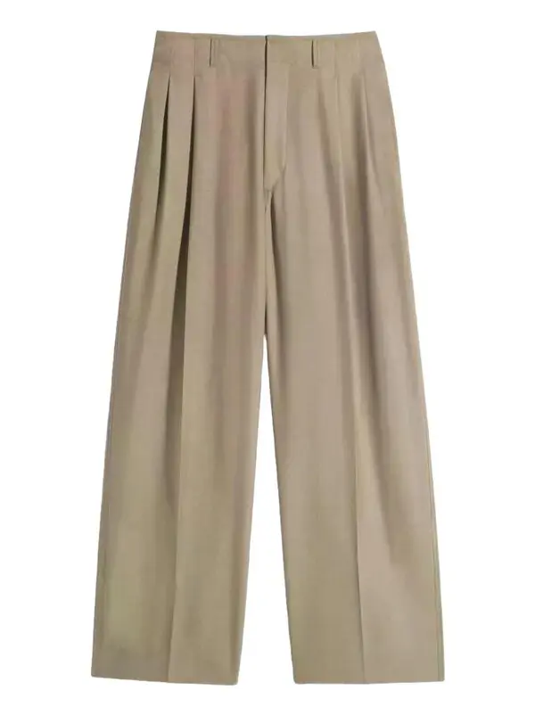 LEMAIRE Pleated Tailored Trousers - Neutrals