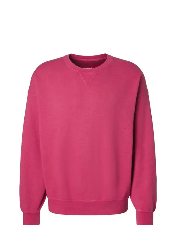 Visvim Jumbo Cotton Jersey Sweatshirt - Red