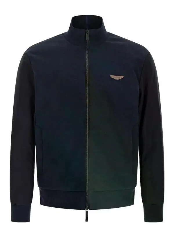 BOSS X Aston Martin Zipped Bomber Jacket - Blue