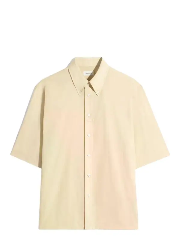 LEMAIRE Button-down Short-sleeves Shirt - Neutrals