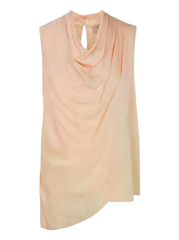 TWINSET Cowl-neck Sleeveless Top - Pink