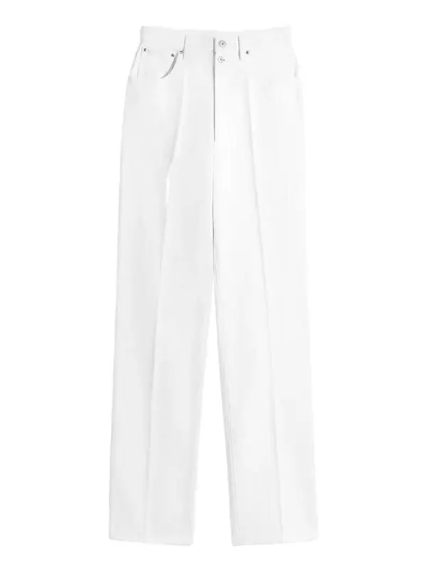 LEMAIRE Belt-loop Pocket Straight-leg Jeans - White