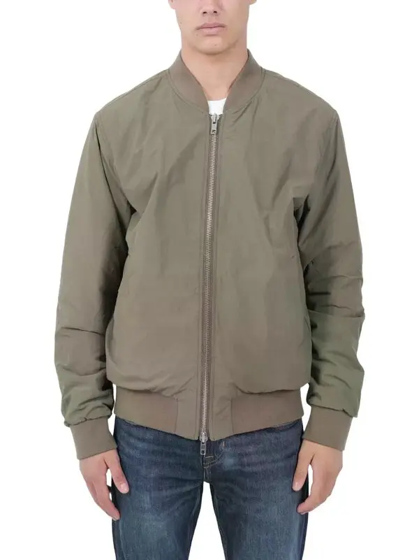 Nn07 Dixon Zip-up Bomber Jacket - Green