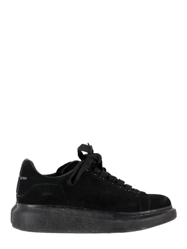 Alexander McQueen Logo-detail Lace-up Sneakers - Black