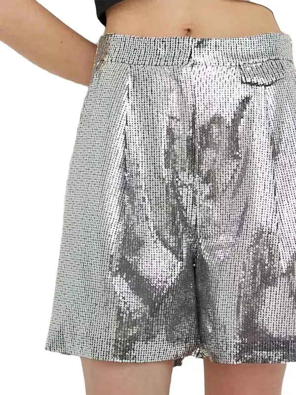 Day Birger Et Mikkelsen Sequin-embellished Shorts - Silver
