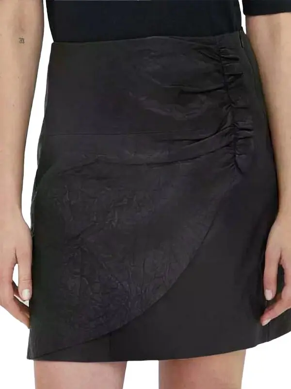 Day Birger Et Mikkelsen Draped Mini Wrap Skirt - Black
