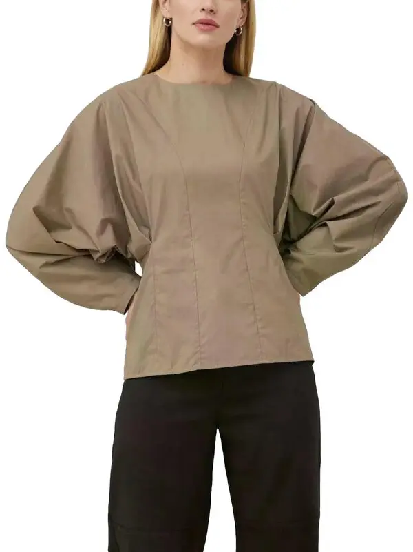 BY MALENE BIRGER Cotton Blouse - Brown