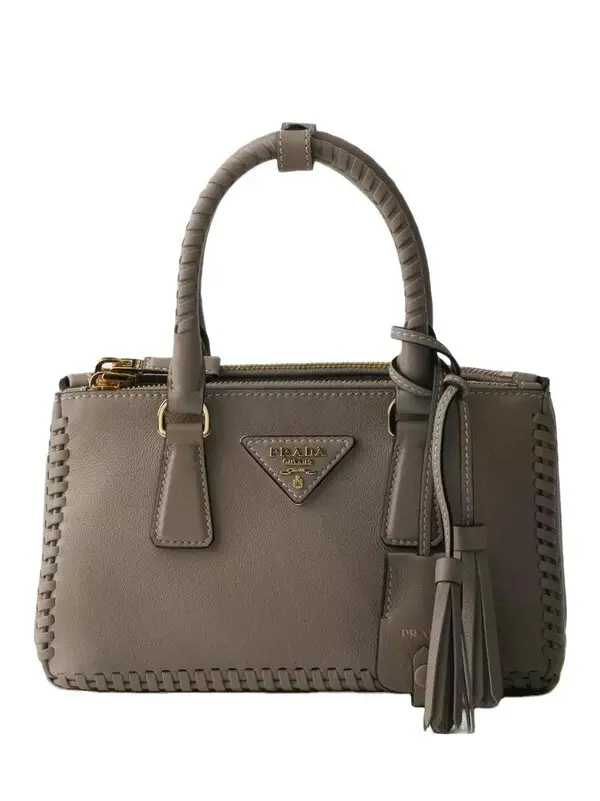 Prada Mini Galleria Leather Tote - Grey