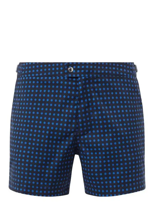 TOM FORD Polka-dot Swim Trunks - Blue