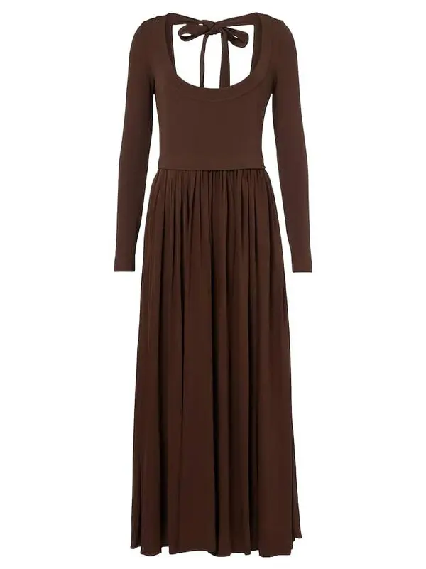 Polo Ralph Lauren Knitted Maxi Dress - Brown