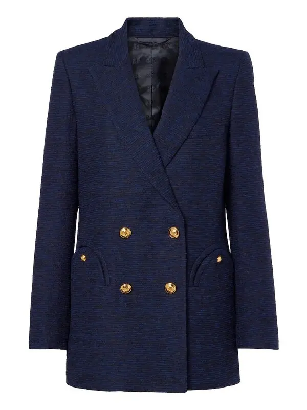 BLAZÉ MILANO Everyday Cotton-blend Blazer - Blue