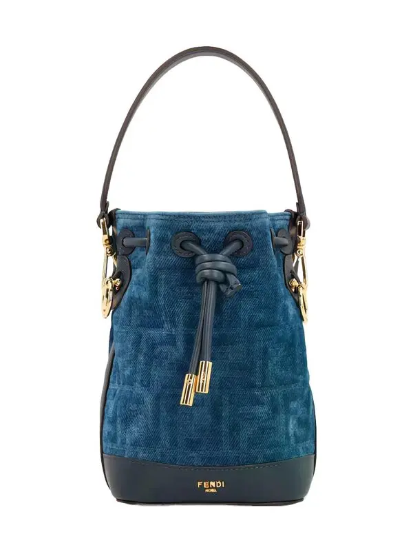 Fendi Mini Mon Tresor Bucket Bag - Blue