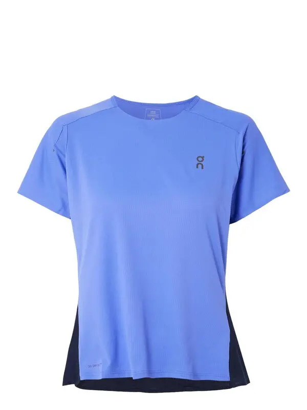 On Performance-t Stretch-mesh T-shirt - Blue