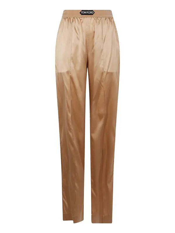TOM FORD Woven Trousers - Beige