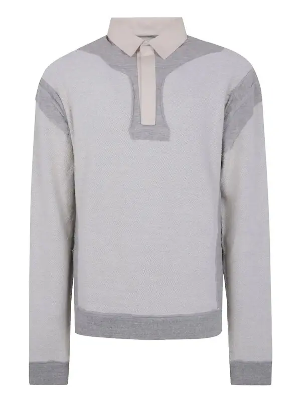 MAISON MARGIELA Polo Neck Sweatshirt - Gray